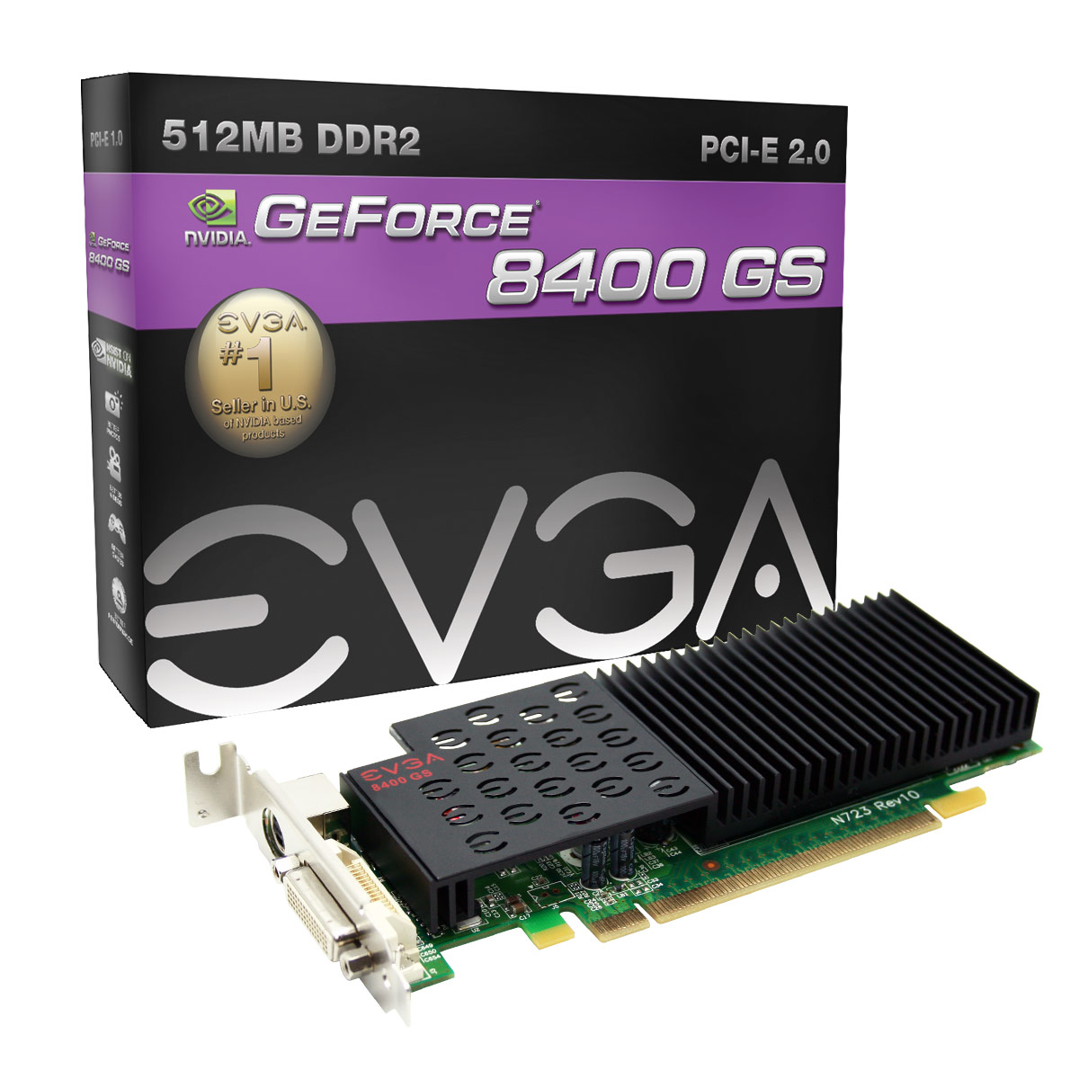 EVGA - Asia - Products - EVGA GeForce 8400 GS - 512-P3-N723-LR