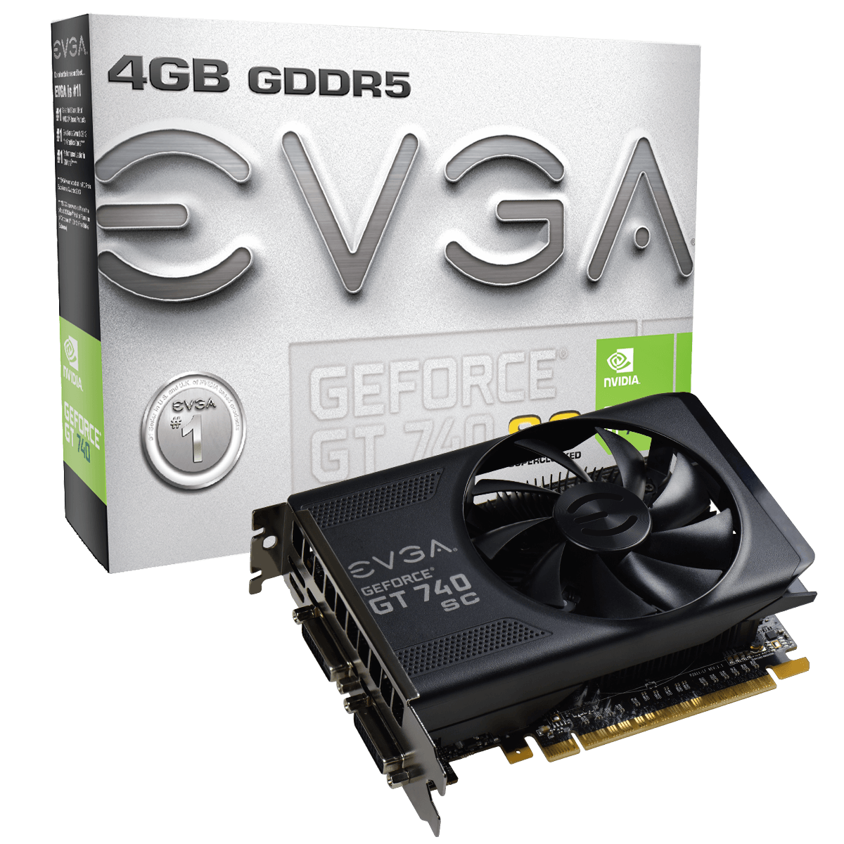 EVGA - EU - Products - EVGA GeForce GT 740 4GB Superclocked - 04G-P4 ...