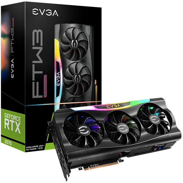 EVGA LATAM Productos EVGA GeForce RTX 3070 FTW3 ULTRA GAMING 08G