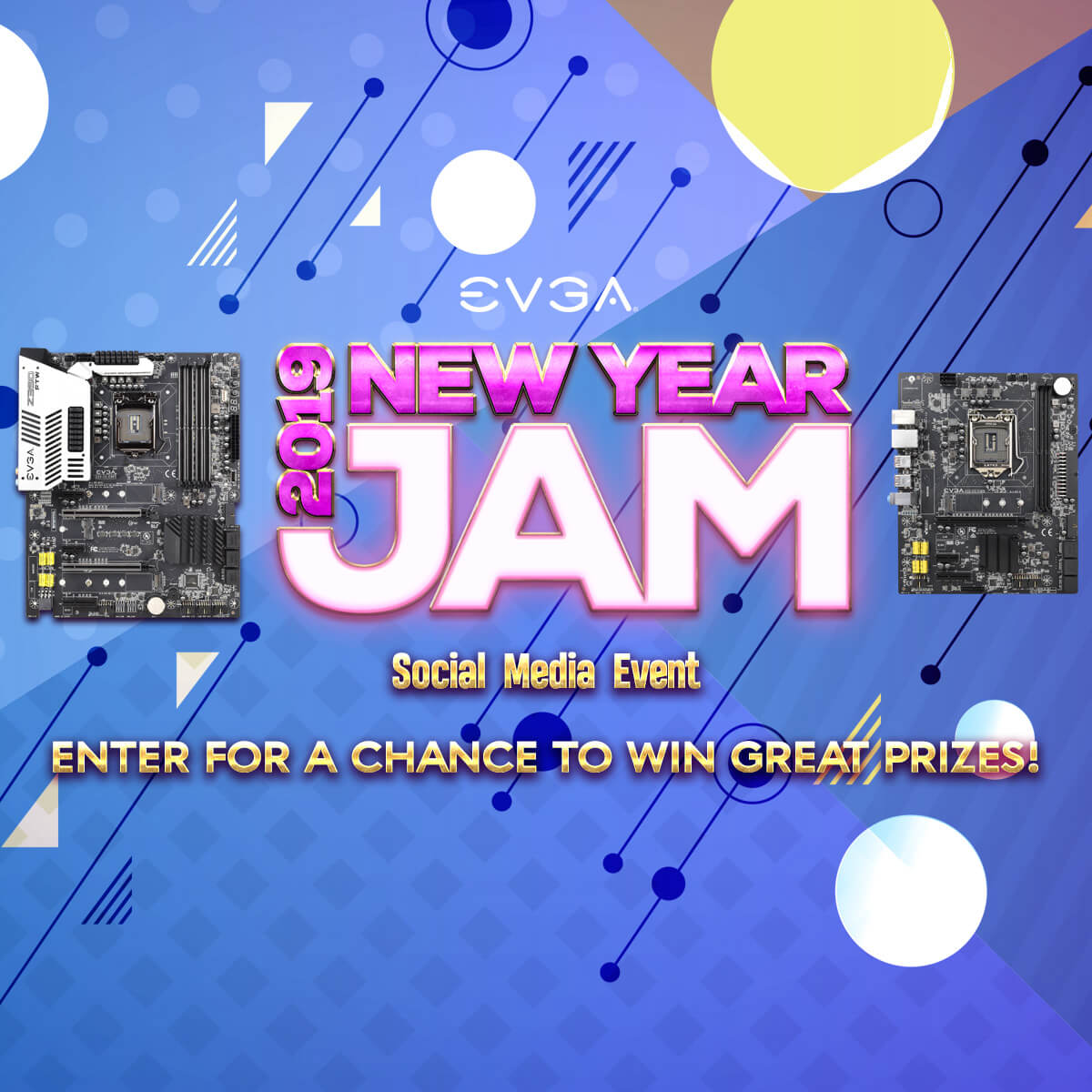 EVGA - Articles - EVGA New Year's Jam Social Media Event